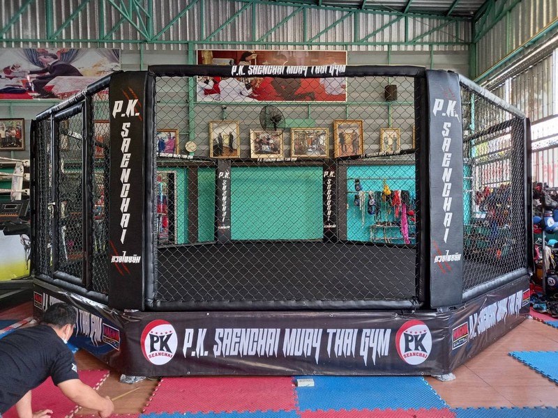 Hochwertiger MMA Ring Größe 6x6 m. | MuayThaiBoxen.com